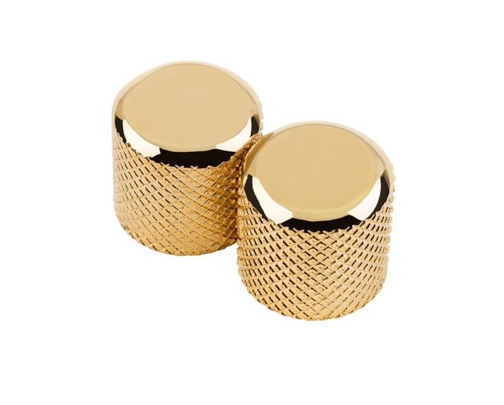 Fender Knobs Vintage Dome Style Tele Gold (2) Knobs - gitarparca.com